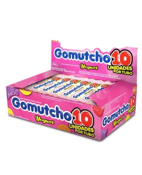 GOMA GOMUTCHO 30 TUBO 10UN YOGURT - Giovani Distribuidora