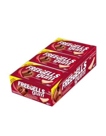 CHICLE FREEGELLS GUM HORTELA 15UN - Giovani Distribuidora